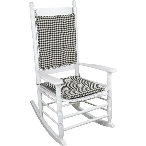 Rocking Chair Cushions Set Non Slip Bottom Fabric Ties 20 X 17 X 2 Bed Bath Beyond 41245923